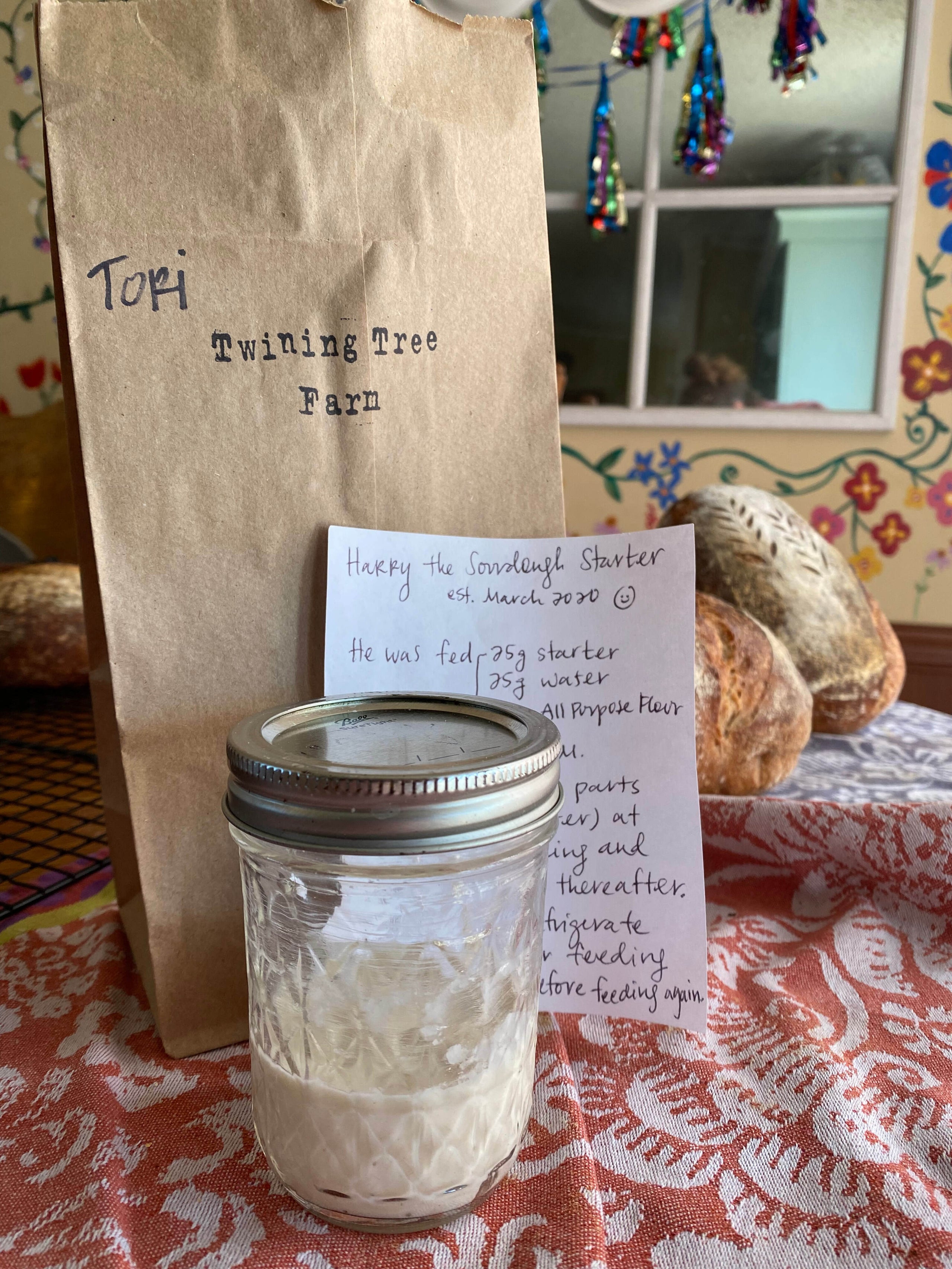 3/5 DELIVERY - Fresh Sourdough Starter | Twining Tree Farm