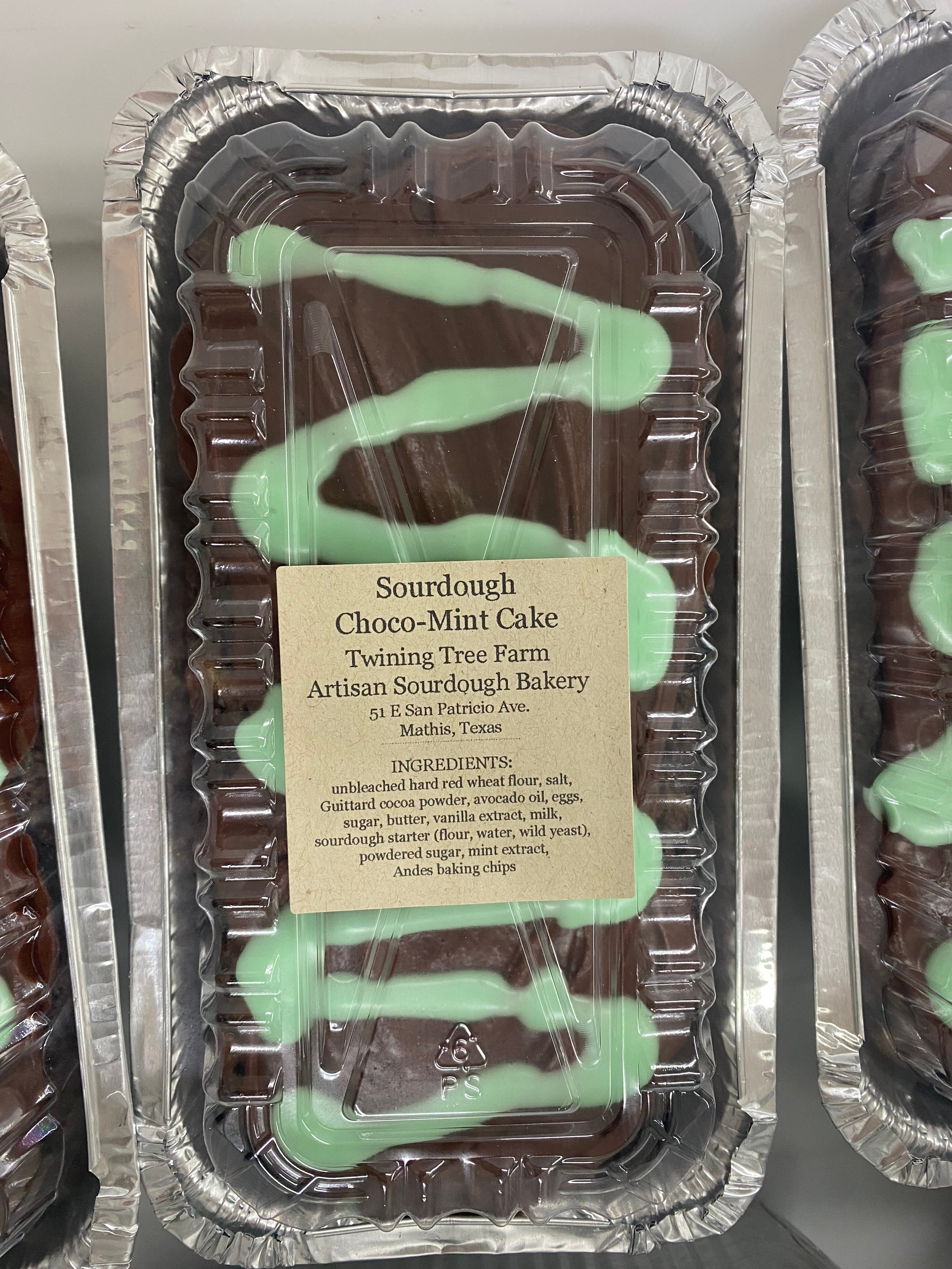 2/19 DELIVERY - Sourdough Choco-Mint Cake | Twining Tree Farm