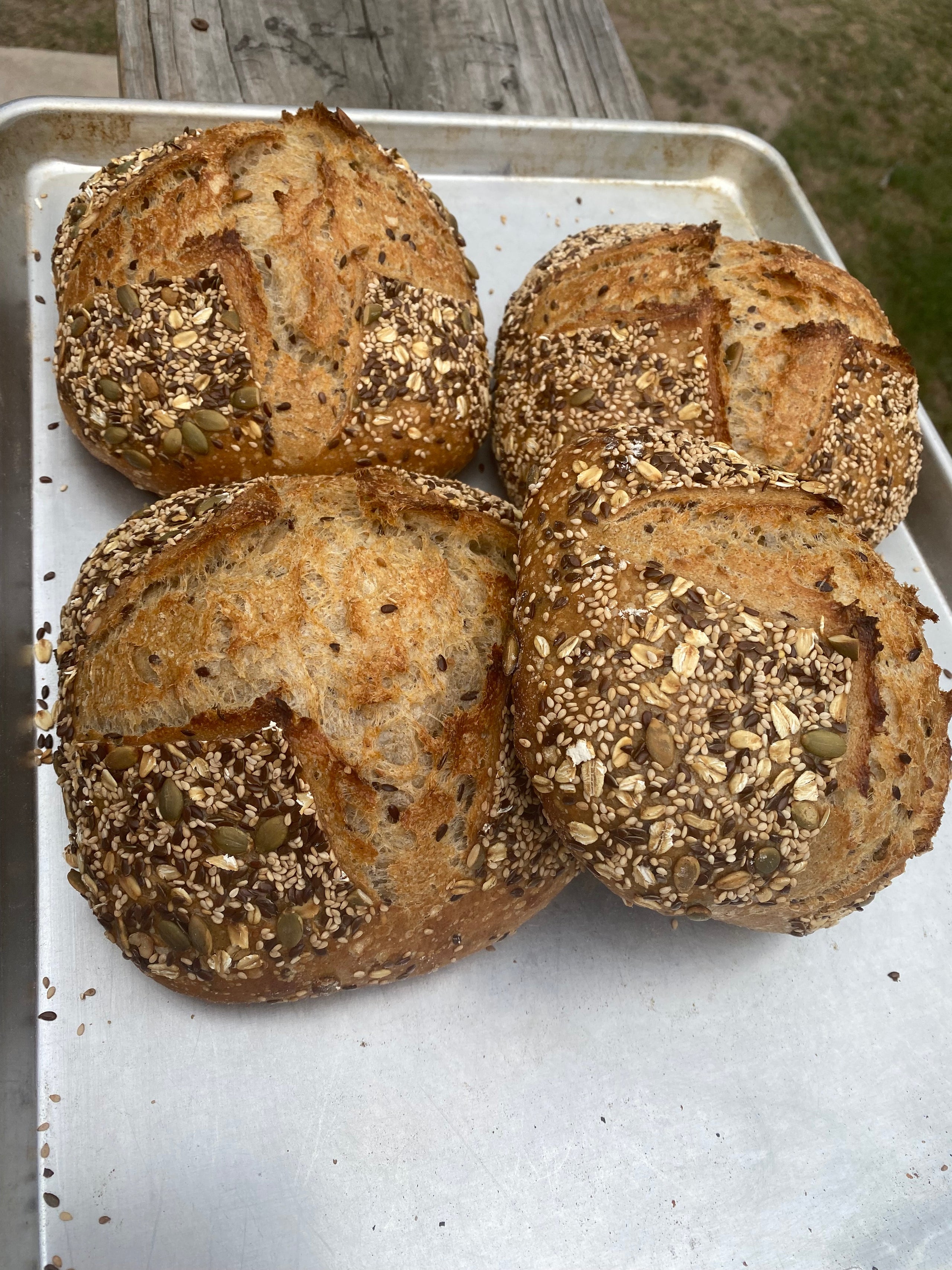 11/14 DELIVERY - Seeded Sourdough Bread | Twining Tree Farm