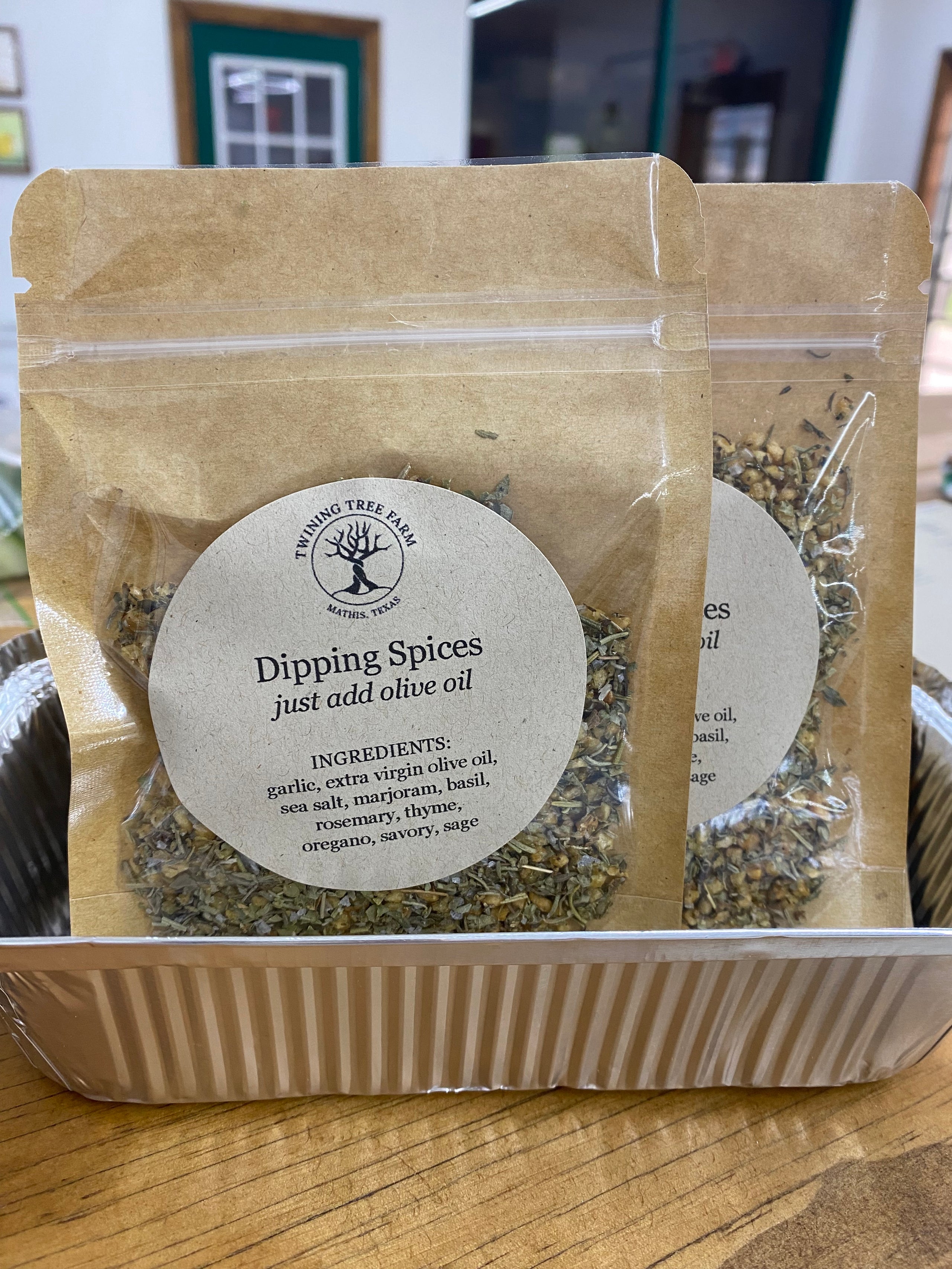 Wednesday Bakery PICK UP - Dipping Spices | Twining Tree Farm